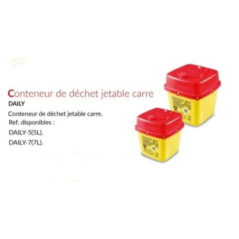 Conteneur Jetable Pour Déchets Médicaux
